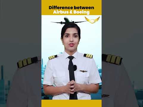 What is the Difference Between Airbus and Boeing? Pilot Training FAQs | Golden Epaulettes #shorts