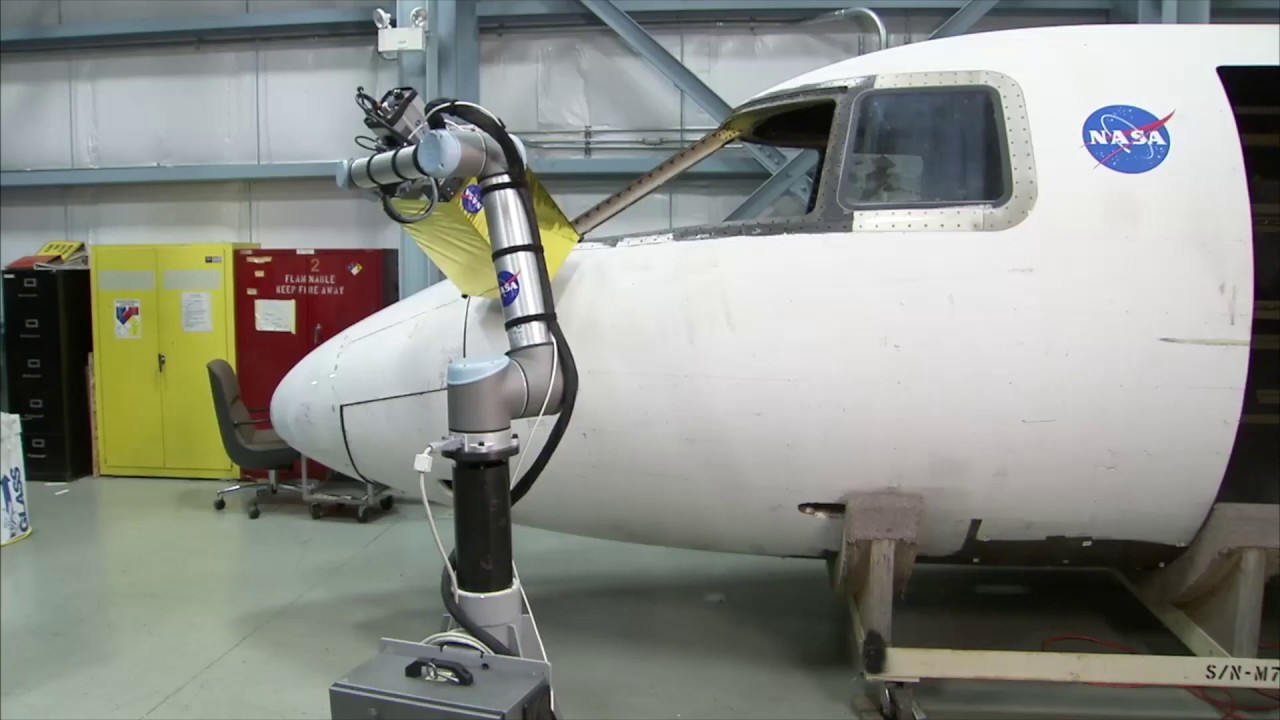 How Universal Robots and RoboDK automate NASA's fuselage inspection