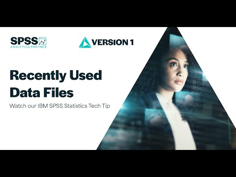 Finding Recently Used Data Files in IBM SPSS Statistics