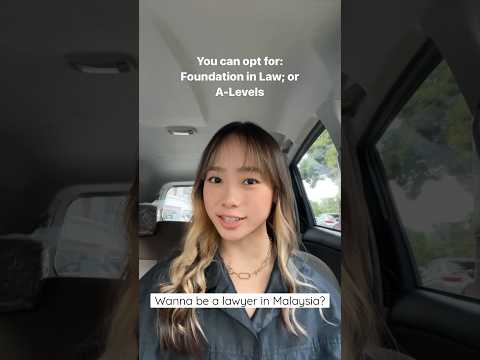 Wanna be a lawyer in Malaysia? #shorts #lawyer