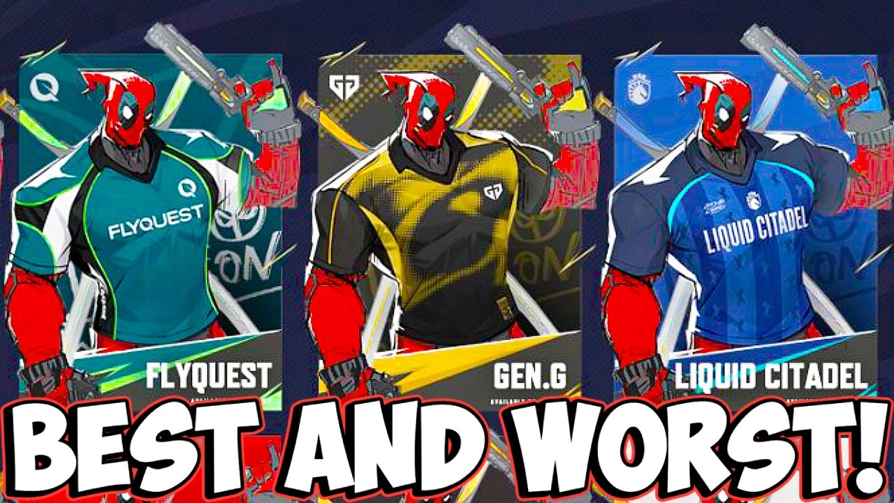 Ranking Every Deadpool eSports Bundle in Marvel Rivals