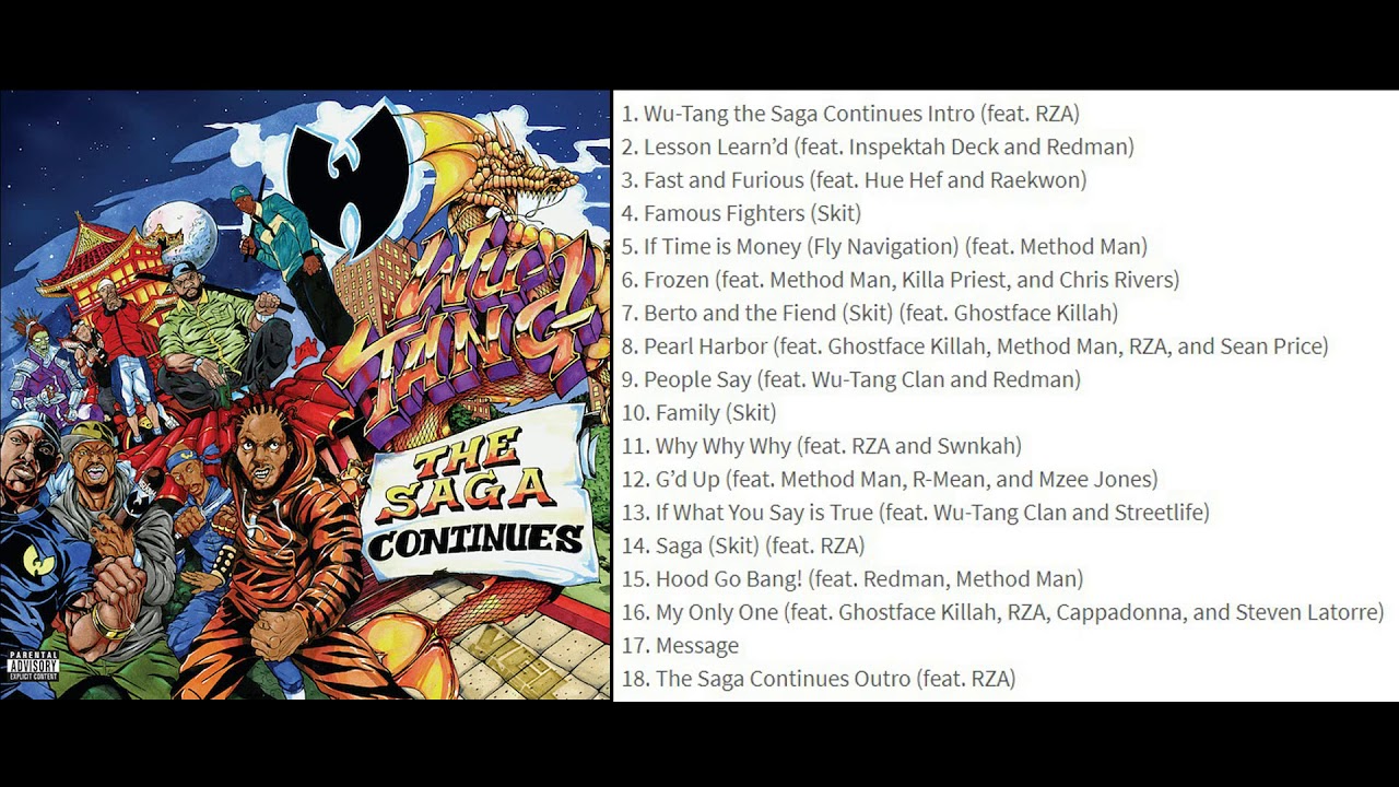 Wu-Tang Clan — The Saga Continues (2017)[FULL ALBUM]