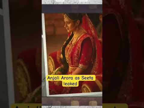 Anjali Arora Ramayan katha movie Seeta look leaked 😁😁 #ytshorts #youtubeshorts #anjaliarora