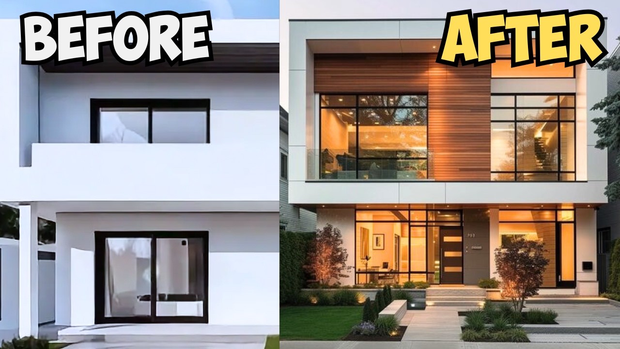 EXTERIOR ACCENT WALLS: The Secret to a MODERN Look