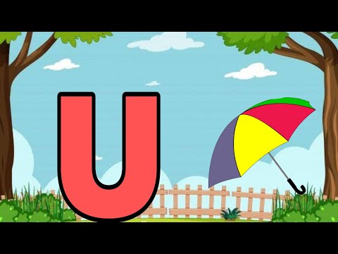 U for umbrella, words starting with U @littleinfoforlearners2022