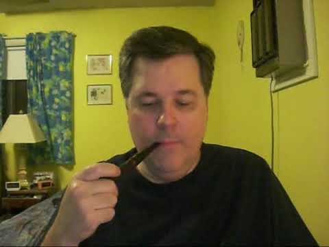 Smoking my new James Upshall pipe the first time