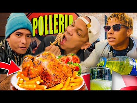 EXTRANJEROS REACCIONAN A LA INKA KOLA Y POLLO A LA BRASA EN PERÚ 😱🇵🇪