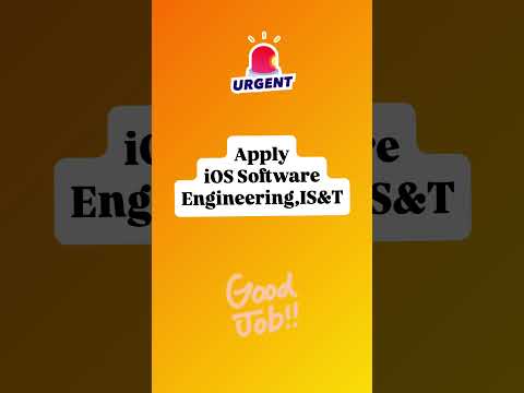 iOS Software Engineer, IS&T (Early Career)