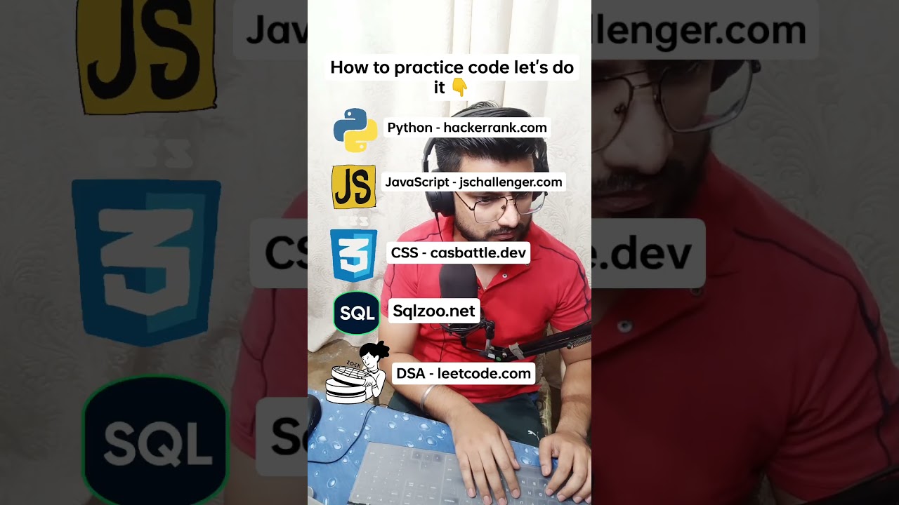 How to practice code let's do it 😉😁 #javascript #coding #programming #shorts