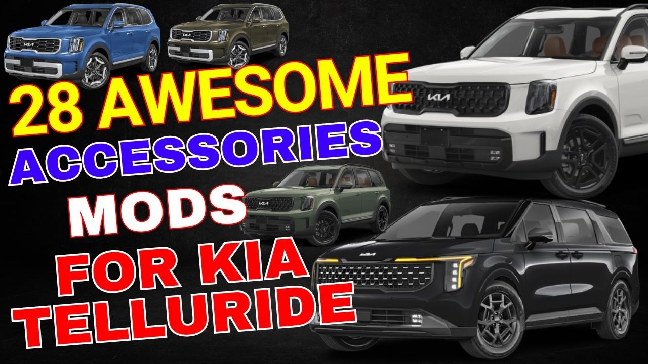 28 Kia Telluride Accessories for Daily Driving – Storage, Protection, Comfort Interior & Tech Picks