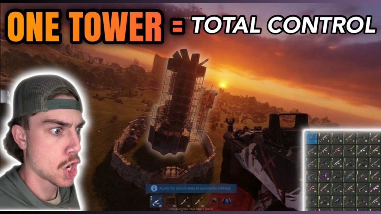 We Built a Sky Tower and Went FULL DEEP on a Clan Base - Rust Console