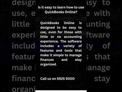is it easy to learn how to use QuickBooks Online?