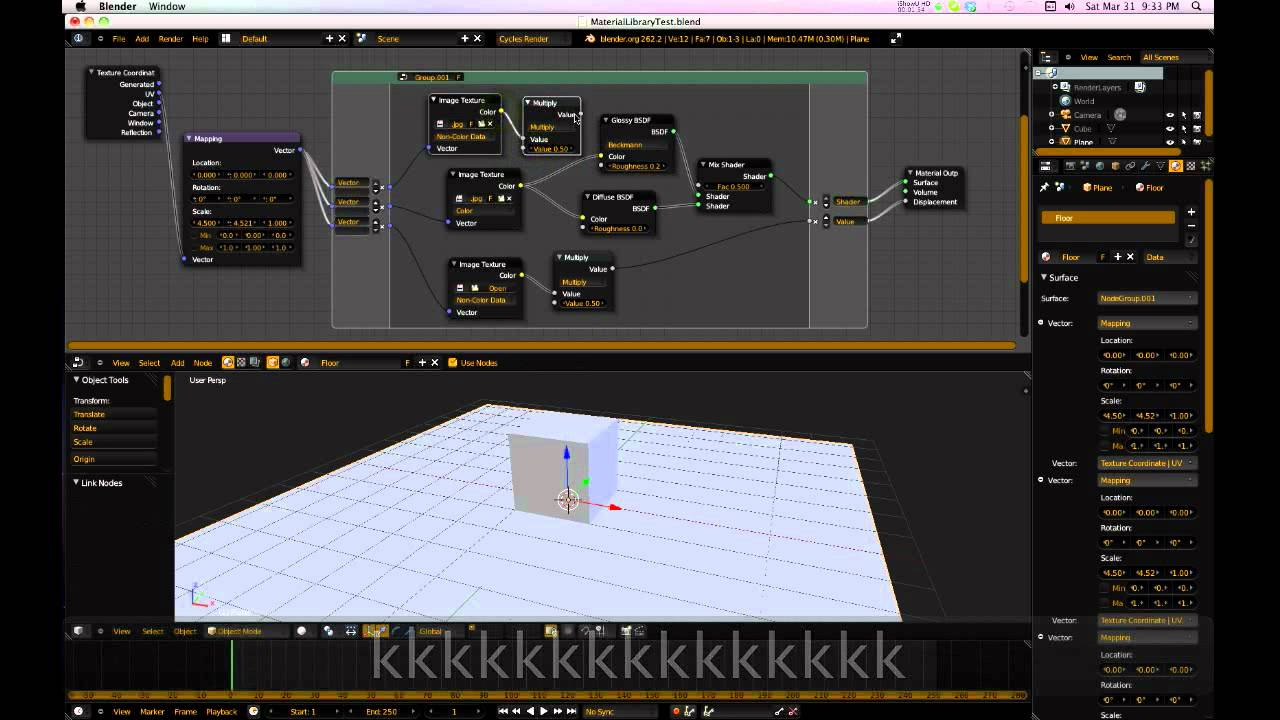 Quick Tip - Blender Node Groups and Single User Materials