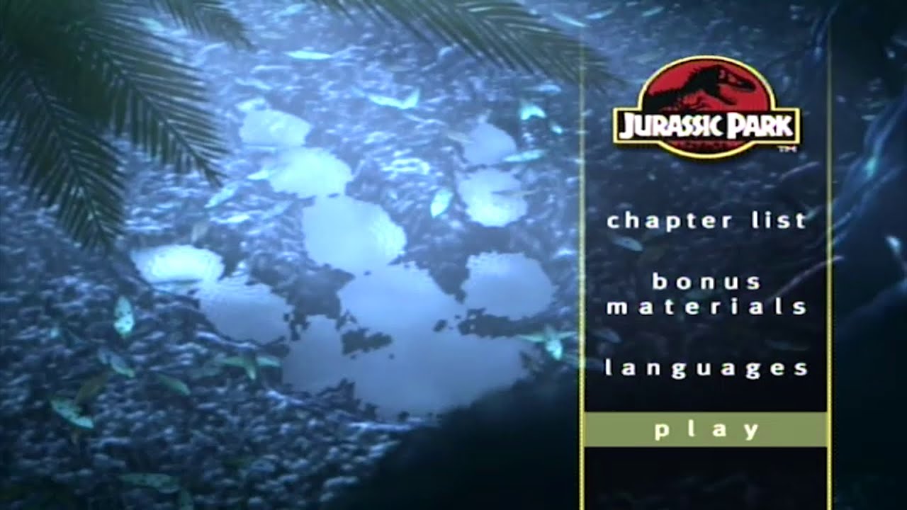 Jurassic Park (1993) - DVD Menu