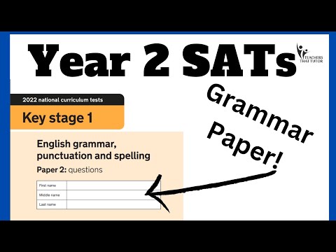 Year 2 SATs 2024 - Grammar (walkthrough)