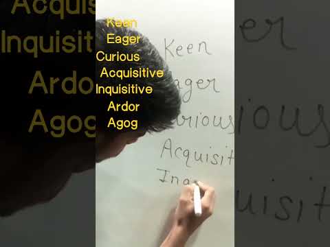 synonyms of Eager or Curious