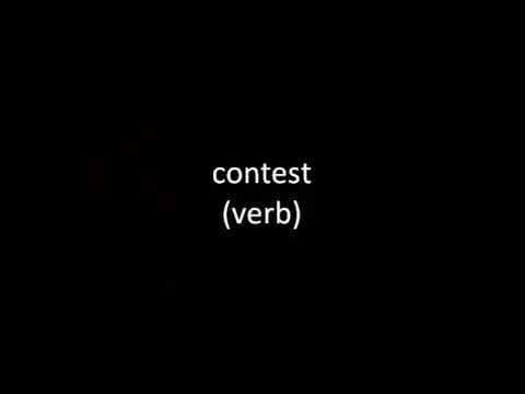 contest (verb)