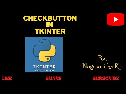 Checkbutton in Tkinter || Options in tkinter || Tkinter | Видео