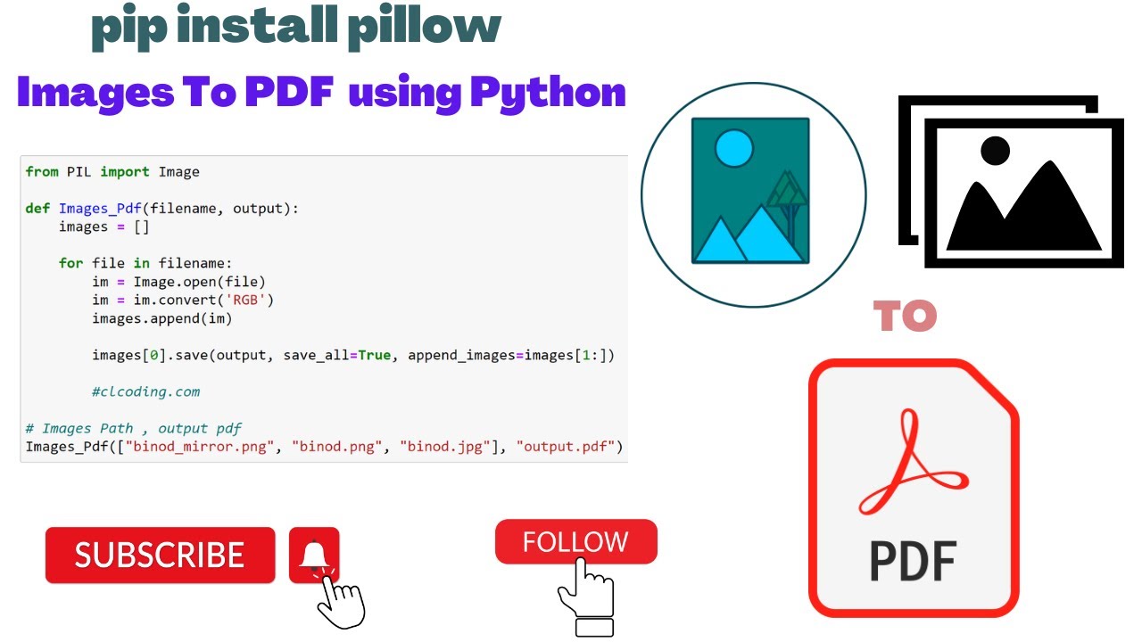 Day 95 : Images To PDF  using Python