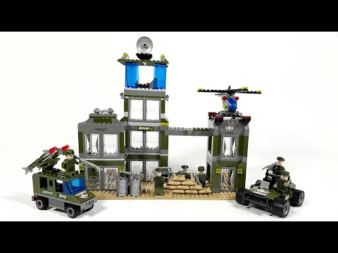Lego Military Army Base Unofficial Lego How to Build