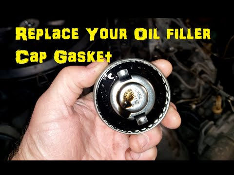 Mercedes-Benz OM617 300SD - Oil Filler Cap Leak Fixed - Replace The Gasket