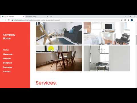 interior Design part1-w3 school template