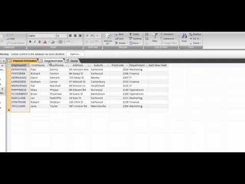 Tutorial on: Data Dictionary, Schema, Primary and Foreign Keys, Data Validation