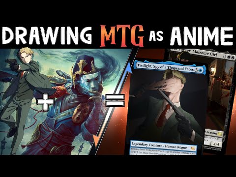Artist Makes Spy Family MTG Cards