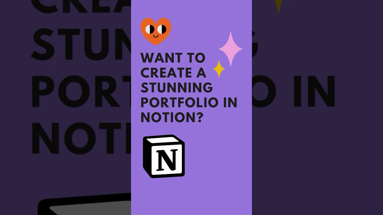 Finally a portfolio template that doesn't scream 'I used Notion' #notion #portfolio #creative