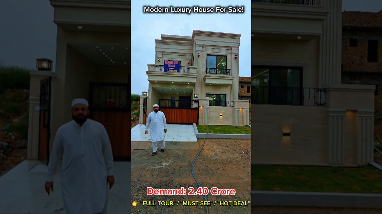 Modern 5Marla Designer House for sale in B-17 Block F | 3 bedroom luxury living  | Islamabad