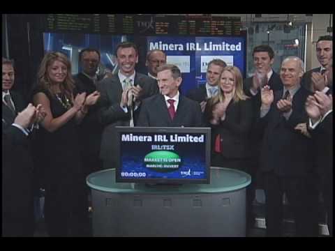 Minera IRL Limited (IRL:TSX) opens Toronto Stock Exchange, May 13, 2010