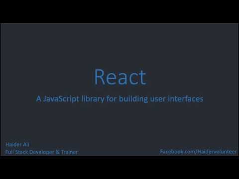 React JS In Urdu ~ Course Content Video Lecture - Learn React JS: Fundamentals for Front-End ...