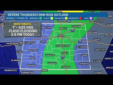 Extended forecast: Afternoon storms likely for the Denver metro area