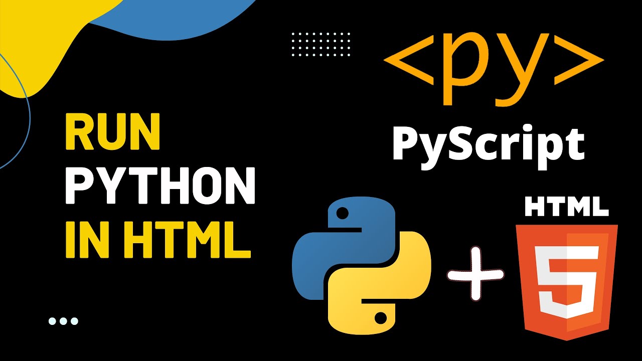 PyScript | Run Python in your HTML | Write your first PyScript Program in VSCode | PYTHON in BROWSER