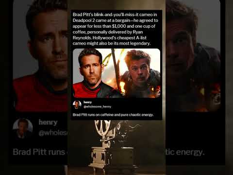 Brad Pitt’s Iconic Deadpool 2 Cameo