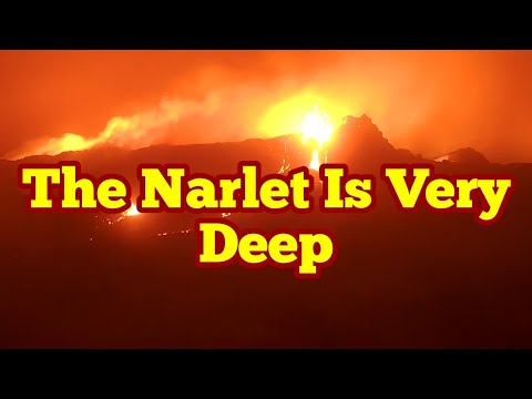 Narlet Is Very Deep! Time Difference Of 49 Minutes! / Iceland Fagradalsfjall Geldingadalir Volcano