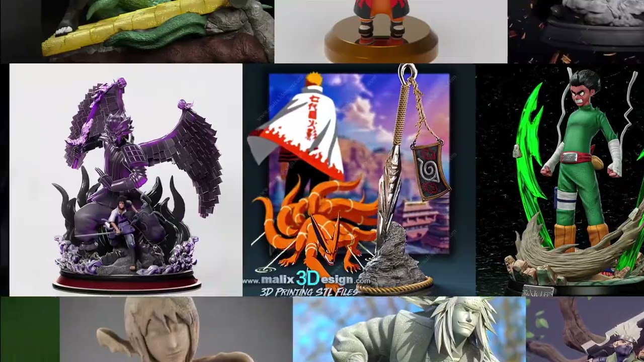Naruto Premium 3D STL Printing Collection
