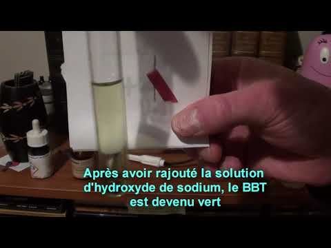 Réaction entre l'acide chlorhydrique et une solution de soude (niveau 3ème)