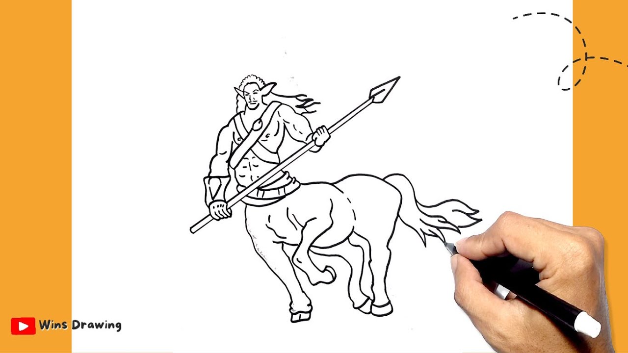How to Draw Centaur easy Drawing