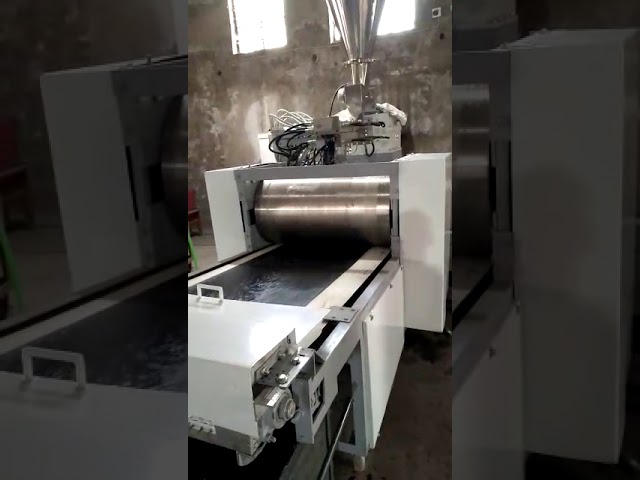 Powder Coating Chill Roll Unit With Flaker Plant - Twin Screw Extruder ...