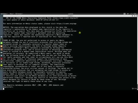 18 Extract Domain Registration Information Whois
