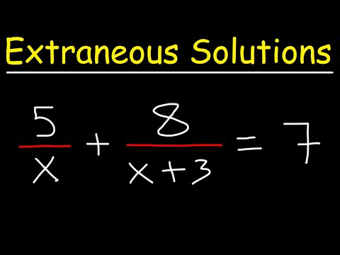 Extraneous Solutions of Rational Equations
