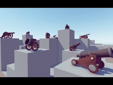 Low Poly Cannons Pack Unity Asset Store