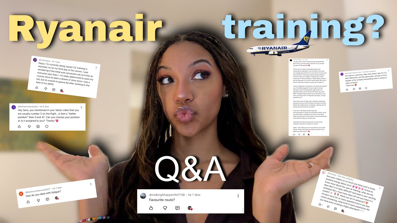 Ryanair Cabin Crew Q&A ✈️ Is Training Hard? Exams & Roster Explained