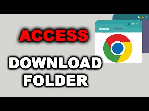 How to open the folder with the downloaded file in Google Chrome