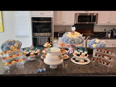 Easy Baby Shower Decoration- Baby Boy- Blue Theme