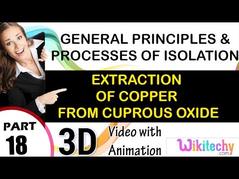 extraction of copper from cuprous oxide class 12 chemistry subject notes cbse