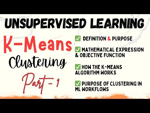 🚨 K-Means Clustering | 🤖 ML Concept for Beginners | 📊 Unsupervised Learning Explained