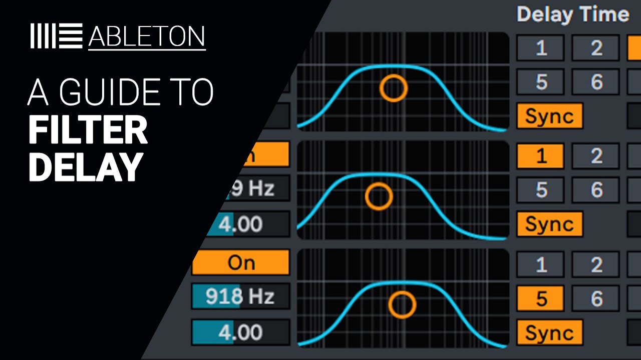 A guide to the Ableton FILTER DELAY tutorial