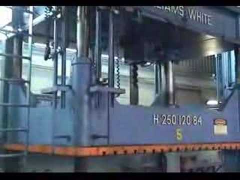Stk# 2980 - 250 Ton Williams & White Hydraulic Press